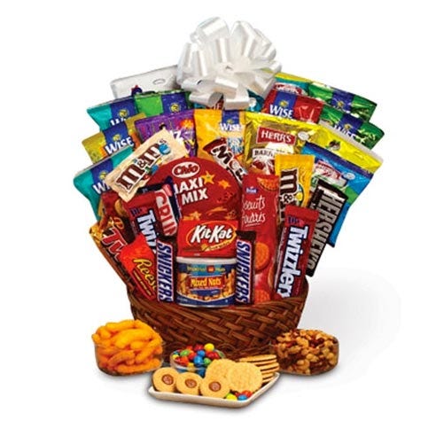Carmichael Junk Food Snack Baskets Delivered Today Candy Chocolate ...