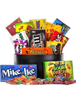 Junk Food Snack Baskets Delivered Today Candy Chocolate Chips Cookies